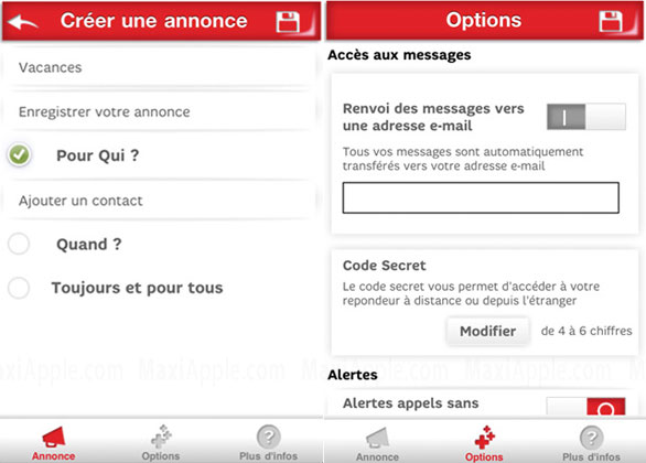 SFR Repondeur iPhone : Gerer Votre Messagerie Vocale (gratuit) - MaxiApple