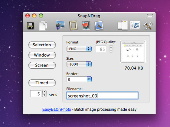 SnapNDrag Mac OSX : Capture d'Ecran en Glisser-Déposer (gratuit ...