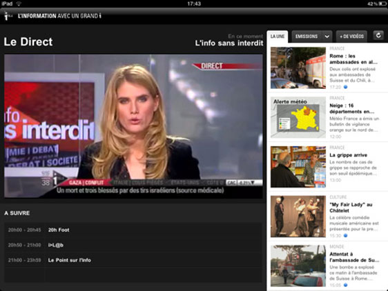 i>Tele iPhone iPad : Actualités et Emission en Direct (gratuit) - MaxiApple