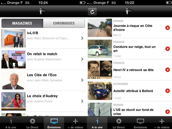 i>Tele iPhone iPad : Actualités et Emission en Direct (gratuit) - MaxiApple