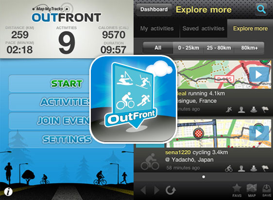 OutFront iPhone : Ordinateur de Bord pour Sportifs (gratuit) - MaxiApple