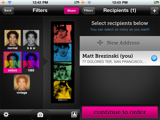 PopBooth iPhone iPad 2 : Veritable Photomaton de Poche (gratuit ...