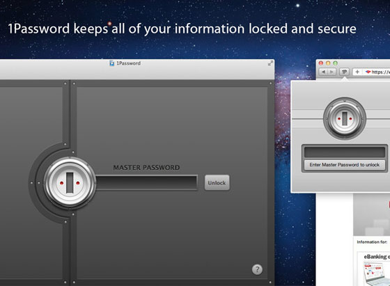 1Password Mac OSX iPhone iPad : Gestionnaire de Mots de Passe Securisé - MaxiApple