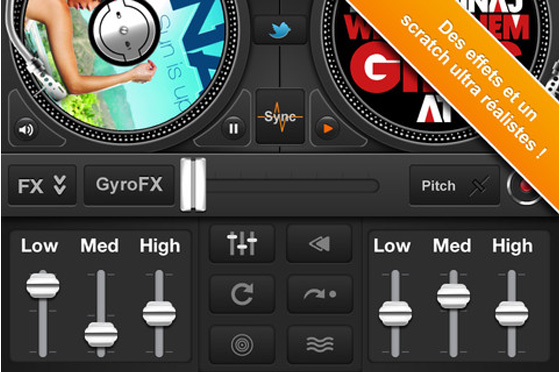 edjing DJ Turntable iPhone : Mixer vos MP3 comme un Pro (gratuit ...