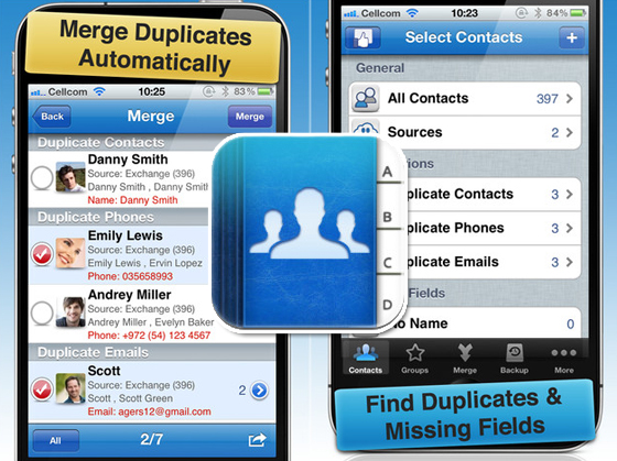 Multi Edit Contact Manager iPhone iPad : Organiseur de Carnet d ...