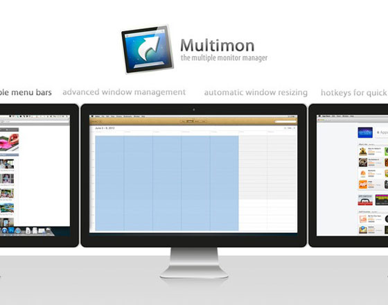 Multimon Mac OSX : Gestion Multi Ecrans avec Plusieurs Barres des Menus ...