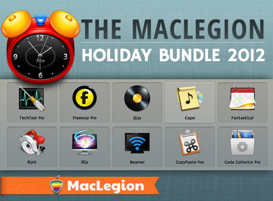 Mac Legion Bundle Noel 2012 OSX : 10 Logiciels dont TechTool Pro et Freeway Pro pour 50 ...
