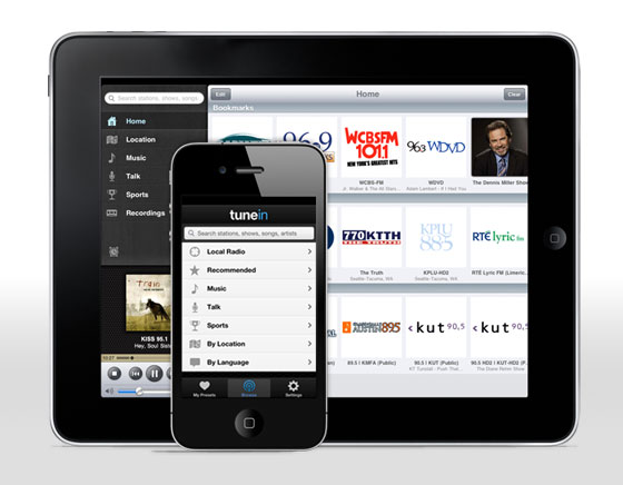 TuneIn Radio Pro iPhone iPad : Ecouter et Enregistrer 70.000 Radios ...