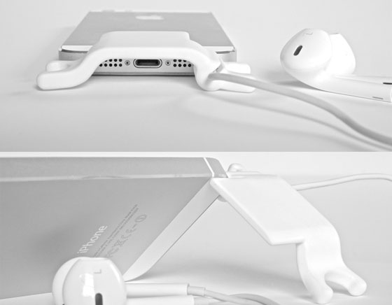 Smarter Stand iPhone iPod Touch : Support Minimaliste et Range Cable ...