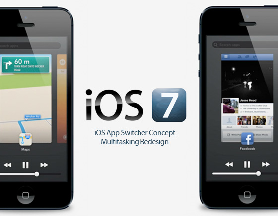 Concept iOS 7 App Switcher iPhone : Multitache Revu et Corrigé (video ...