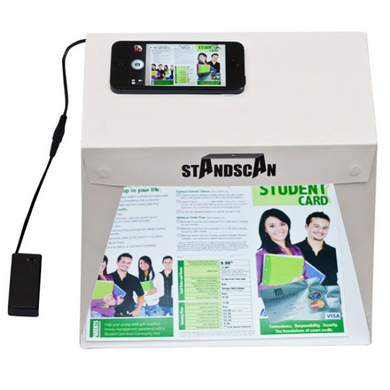 StandScan Pro iPhone : Support Scanner Pliable avec Lampe LED (images ...