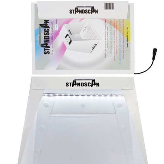 StandScan Pro iPhone : Support Scanner Pliable avec Lampe LED (images ...