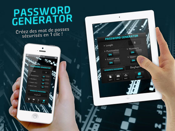 Password Generator iPhone iPad : Générateur de Mots de Passe Sécurisés ...
