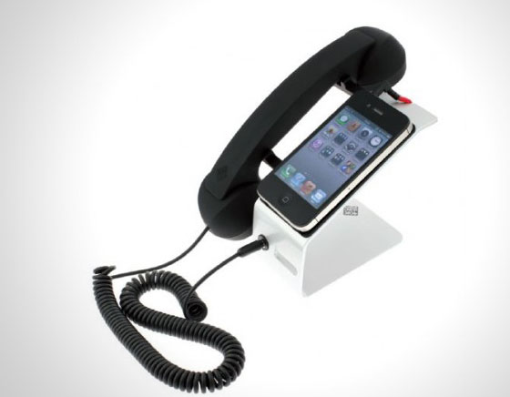 Native Union POP Desk iPhone : Support Alu Neo Retro avec Combiné ...