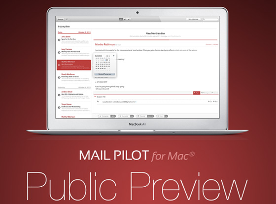 Mail Pilot Beta Mac OSX : Nouveau Client Mail enfin Disponible (gratuit ...