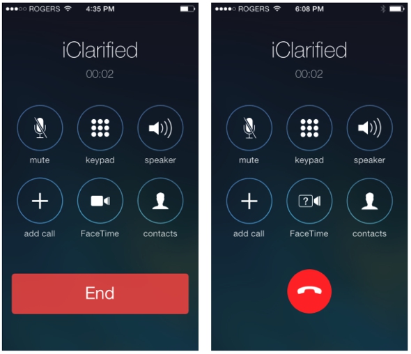 iPhone iOS 7 vs iPhone iOS 7.1 : Comparatif des Interfaces Graphiques ...
