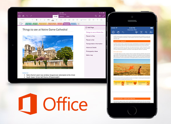 Microsoft Office iPhone iPad Gratuit et sans Abonnement - MaxiApple