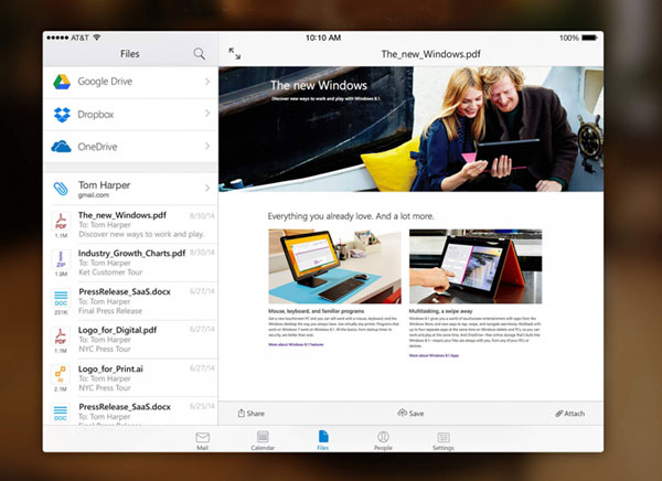 Outlook iPhone iPad : Messagerie Multi Services enfin Disponible ...