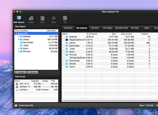Disk Analyzer Pro Mac OSX : Maintenance de Disques Durs et SSD (gratuit ...