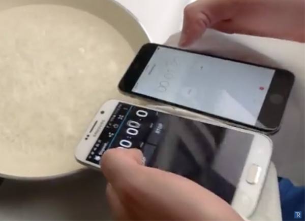 Il Plonge un Galaxy S6 et un iPhone 6 dans de l'Eau Bouillante (vidéo ...