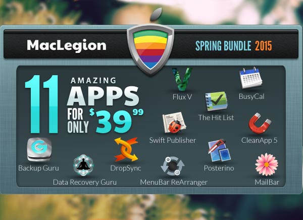 11 Logiciels Mac OSX dont Swift Publisher et Flux V à 35 € (promo) - MaxiApple.com