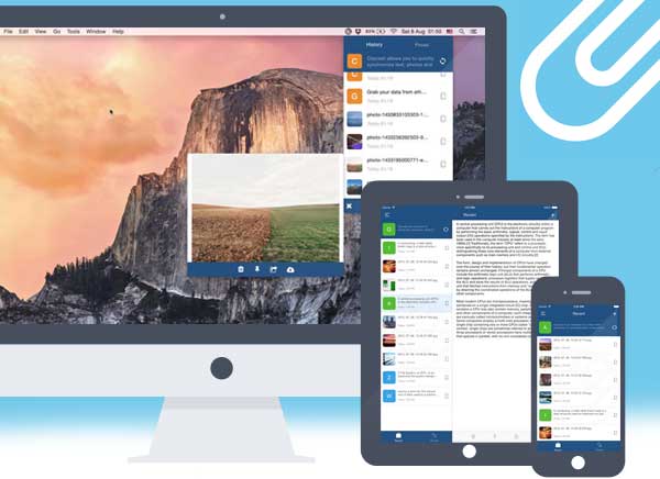 Clipcast Mac OSX iPhone iPad : Synchroniser Textes, Photos et Liens ...