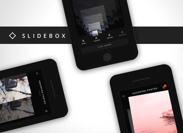 Slidebox iPhone iPad : Gestionnaire Gestuel Photos et Albums (gratuit) - MaxiApple