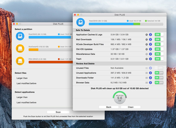 Disk PLUS Mac OSX : Nettoyer vos Disques Durs et Navigateurs (gratuit ...