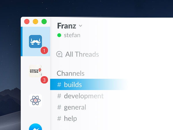 Franz Mac - Client pour 80 Messageries et Services Chat (gratuit ...