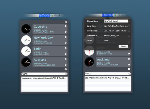 World Clock macOS : 5 Horloges Mondiales en Fond d'Ecran (gratuit ...