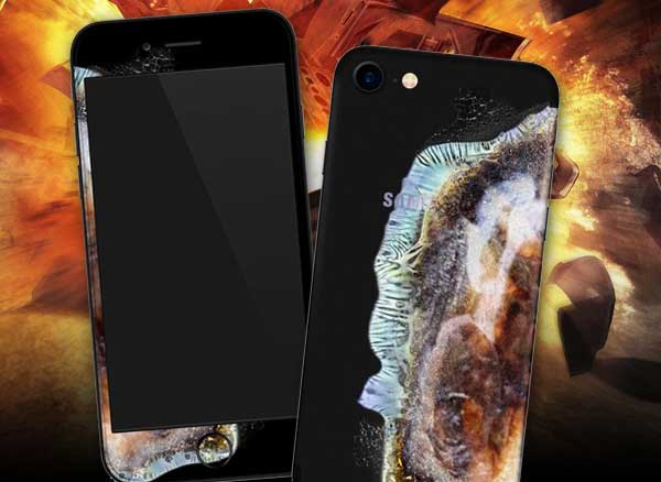 Explosive Protection iPhone 7 Inspirée par le Galaxy Note 7 (images ...