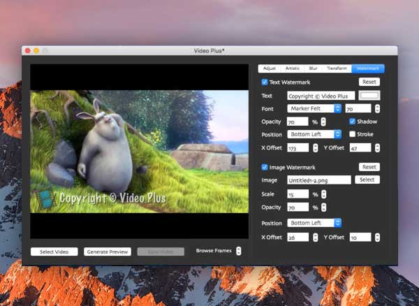 Video Plus Mac - Edition, Effets et Marquage Vidéo (gratuit) - MaxiApple