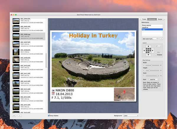 Bulk Photo Watermark Mac : Marquer et Editer vos Photos par Lot (gratuit) - MaxiApple