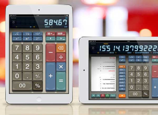 MaxiCalc Pro iPad : Calculatrice Scientifique au Design Retro (gratuit ...