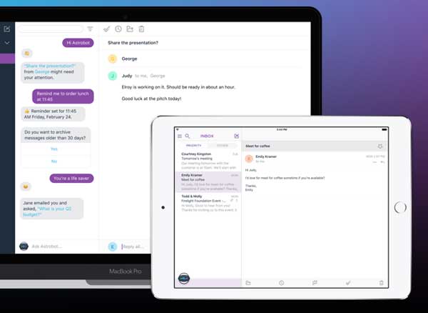Astro Mac iPhone iPad : Client Mail avec Intelligence Artificielle ...