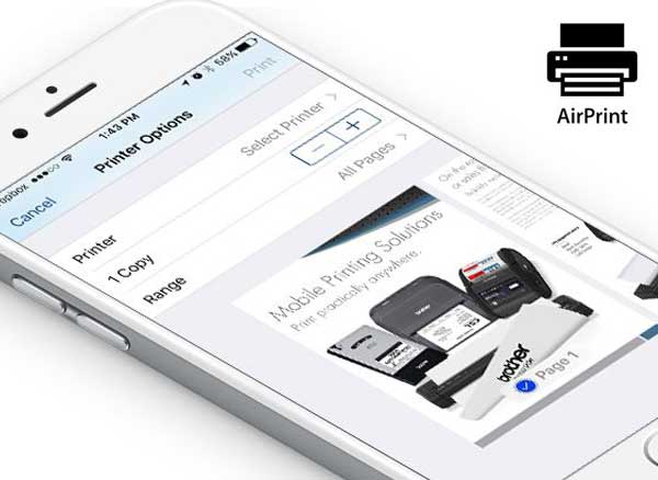 Imprimantes Mobiles AirPrint pour iPhone iPad chez Brother (video ...
