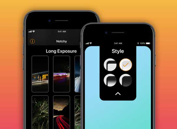 Notchy Wallpapers Cache Gratuitement l'Encoche des iPhone X - MaxiApple