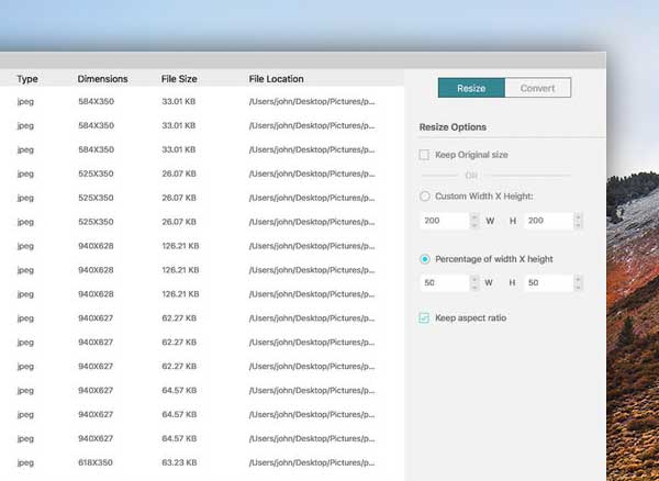 Resize Expert Mac : Convertir et Redimensionner par Lot vos Photos - MaxiApple