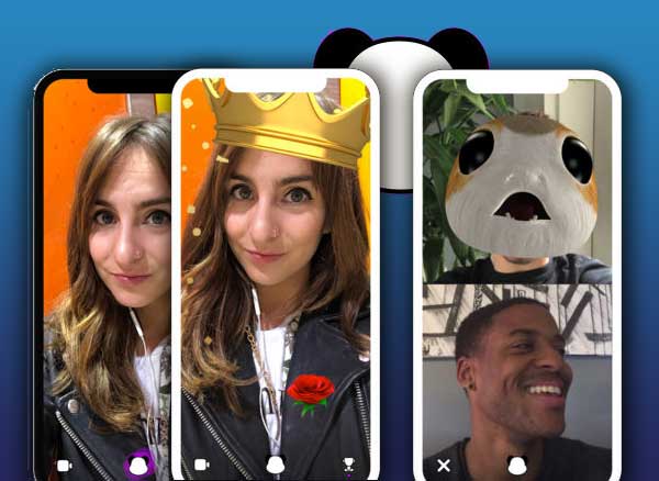 Panda iPhone - Messagerie Video en Réalité Augmentée (gratuit) - MaxiApple