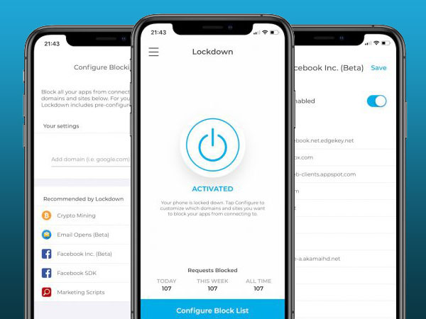 Lockdown iPhone iPad - Pare-Feu Multifonctions pour iOS (gratuit ...