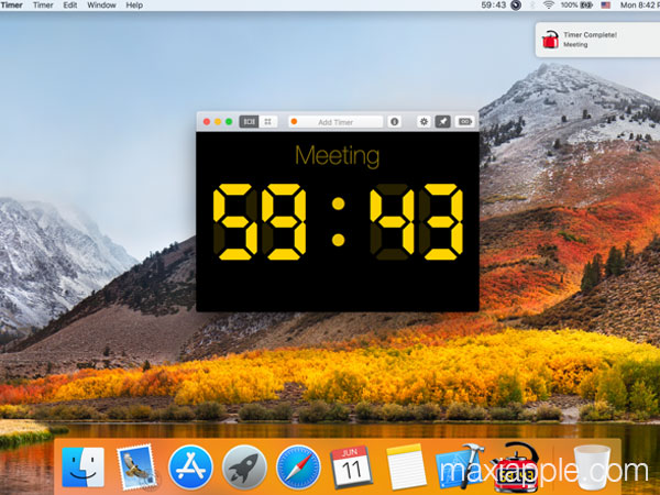 Red Hot Timer Mac - Minuterie Flottante Personnalisable (gratuit) - MaxiApple