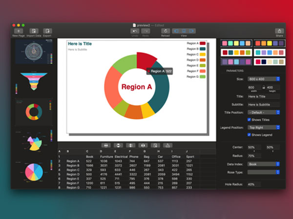 ZCharts Chart Maker Mac - Générateur de Graphiques Statistiques ...