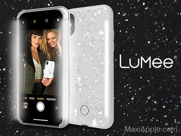 LuMee Duo Pearl iPhone 11, Protection à Double Flash LED (video ...