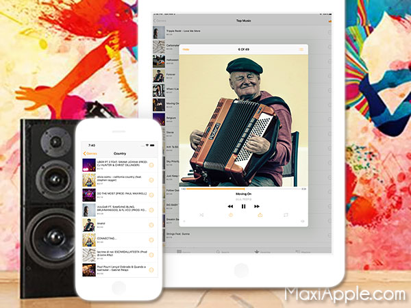 Musil iPhone iPad - Ecouter des Millions de Musiques en Illimité ...