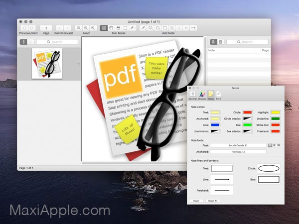 Skim Mac - Lecteur PDF avec Prise de Notes (gratuit) - MaxiApple