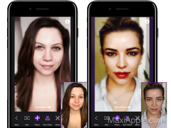 Face Camera+ iPhone - Retouche Photo Esthétique (gratuit) - MaxiApple