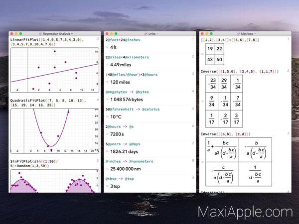 MathStudio Mac - Outils de Calcul Mathématique Complexe - MaxiApple