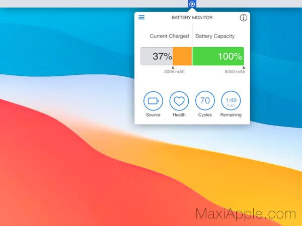 Battery Monitor Mac - Surveillez la Batterie du MacBook (gratuit ...