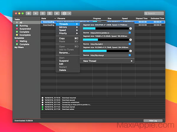 Progressive Downloader Mac - Gestionnaire de Téléchargements (gratuit ...