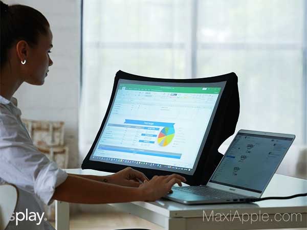 Arovia Splay, Vidéoprojecteur avec Ecran FHD à Soufflet (video) - MaxiApple